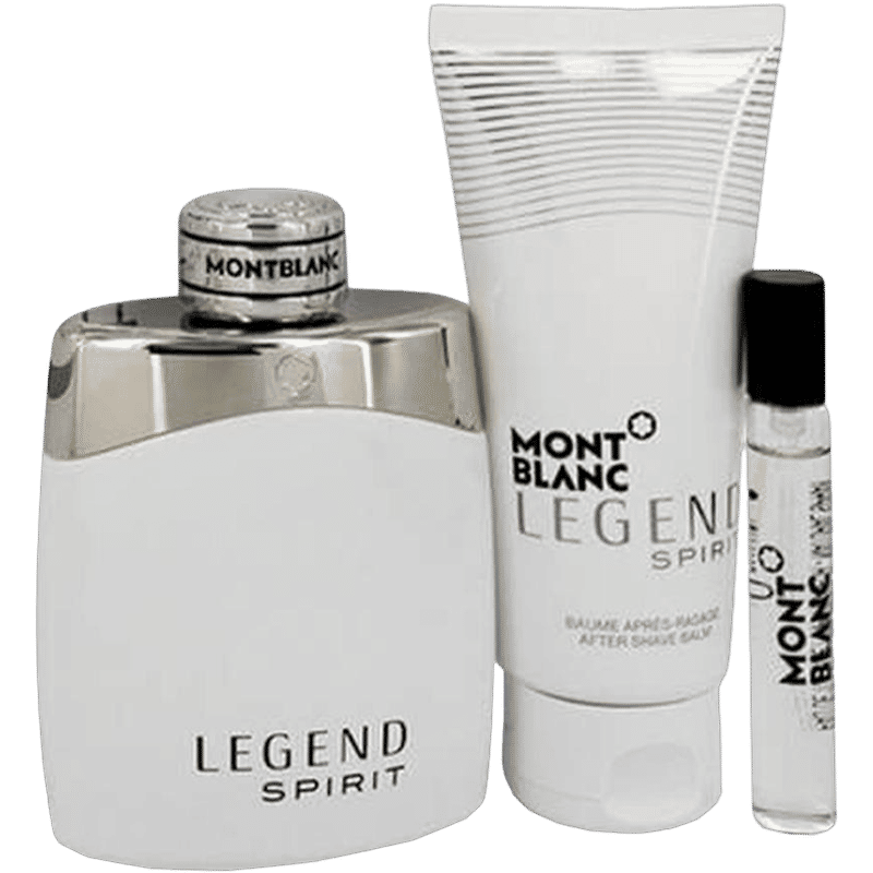 Buy Montblanc Legend Spirit Eau De Toilette 3 Pc Gift Set Online in UAE ...