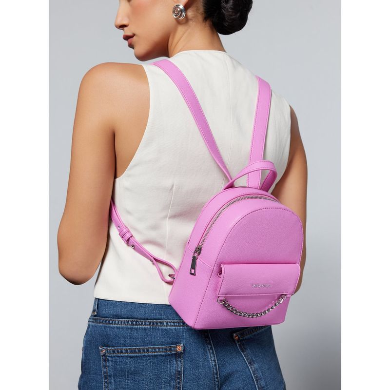 Buy MIRAGGIO Pink Small Backpack For Women Online