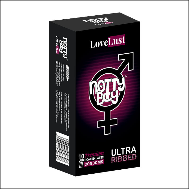Buy NottyBoy LoveLust Ultra Ribbed Condoms Online