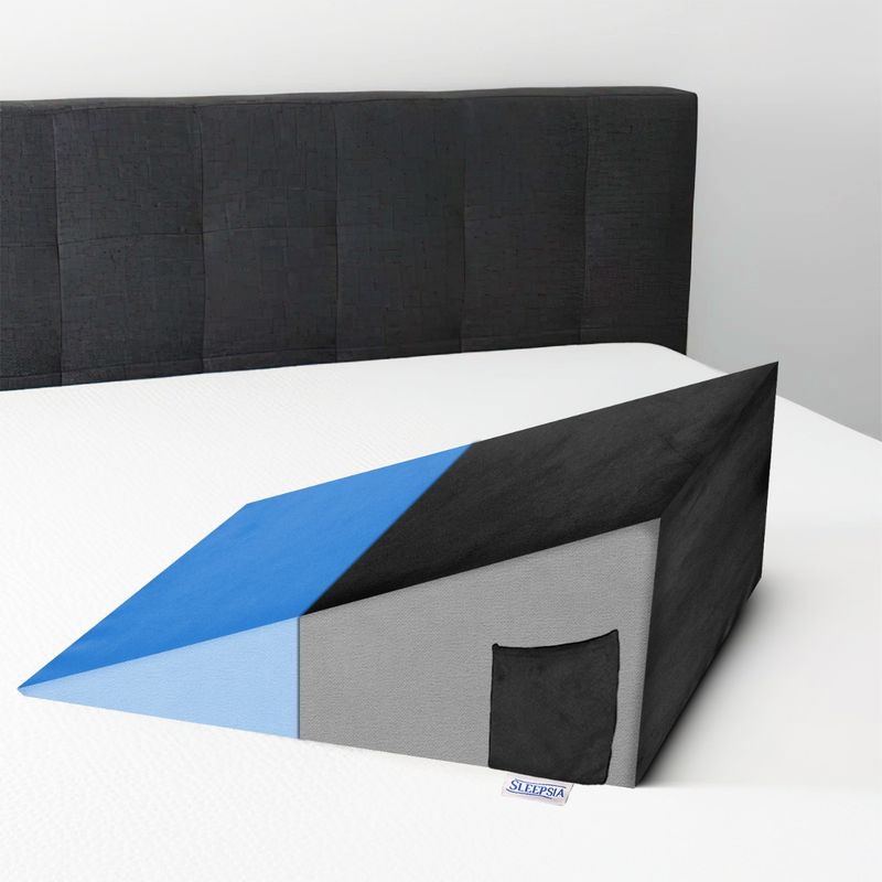 Buy SLEEPSIA Gel Infused Orthopaedic Bed Wedge Incline Back Support ...