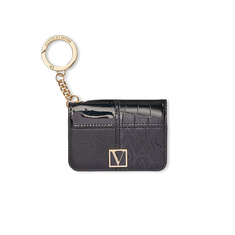 Buy Victoria's Secret The Victoria Patch Logo Card Case Keychain Online