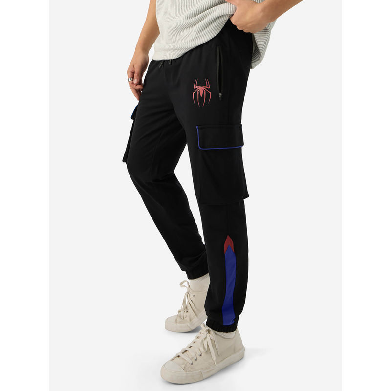 Buy The Souled Store Official Spider-Man: Radioactive Men Cargo Joggers ...