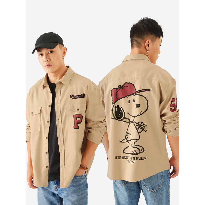 Buy The Souled Store Official Peanuts: Big 50 Men Utility Shirt Online
