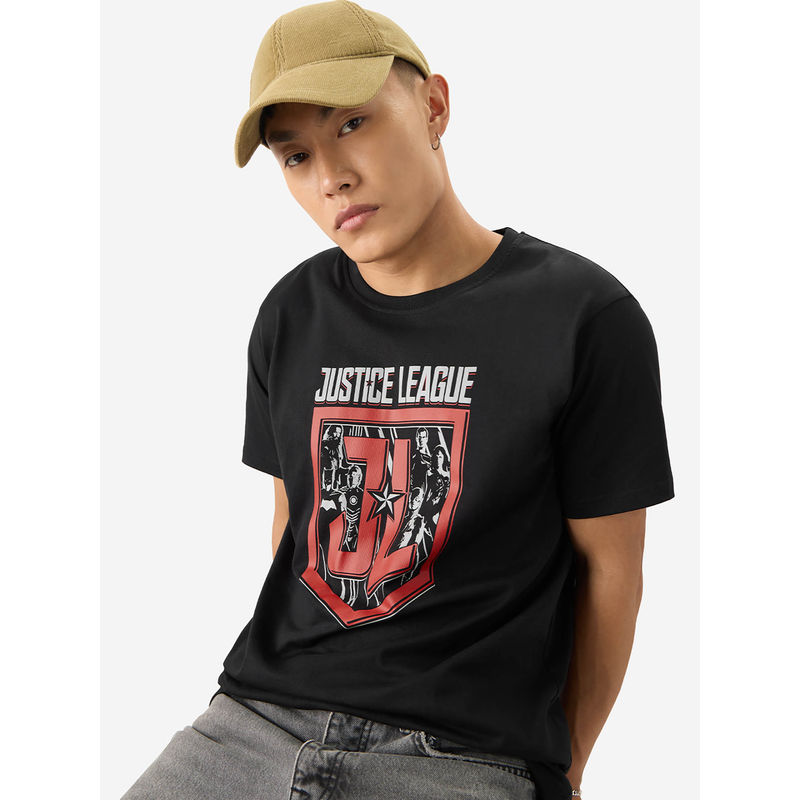 Buy The Souled Store Official Justice League: Classic Logo Men Relaxed ...