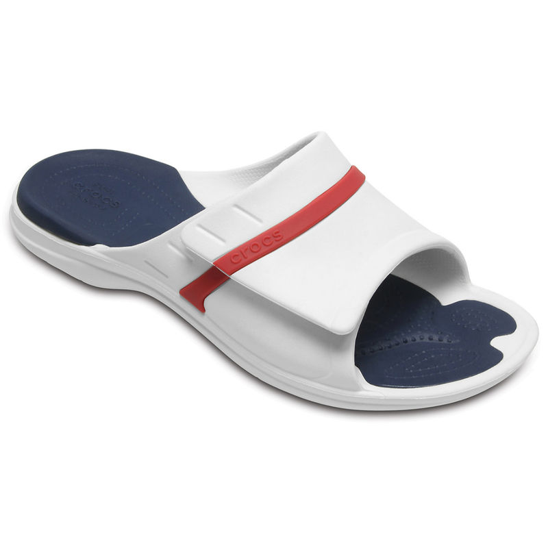 Buy Crocs Modi White Unisex Slide (12) Online