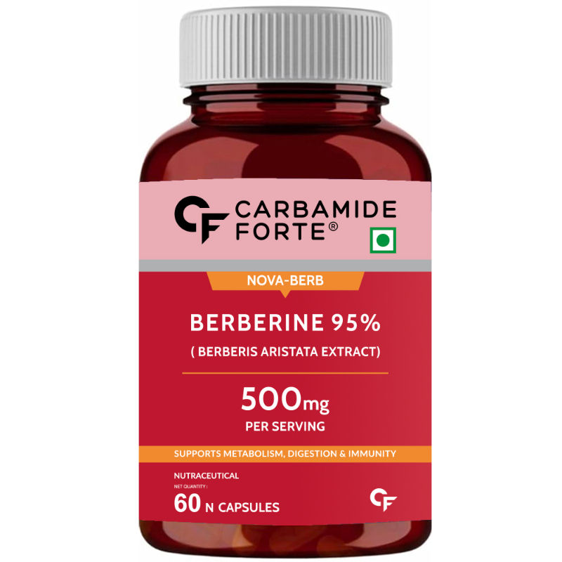 Buy Carbamide Forte Berberine 95% 500mg Capsules Online