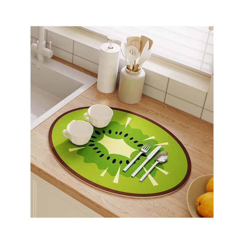 Buy House of Quirk Dish Drying Mat for Kitchen Counter Table Mats ...