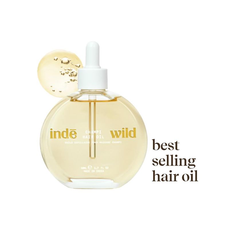 Buy inde wild Champi Hair Oil With Bhringraj, Brahmi & Amla For ...