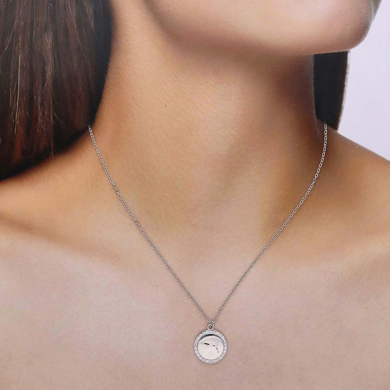 Buy Kai Jewel Sterling Silver Minimalistic Aries Single Zodiac Chain ...