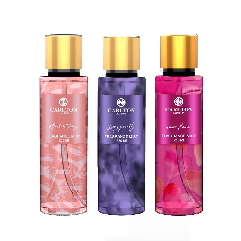 Buy Carlton London Perfume Women Juicy Secrets, New Love & Blush ...