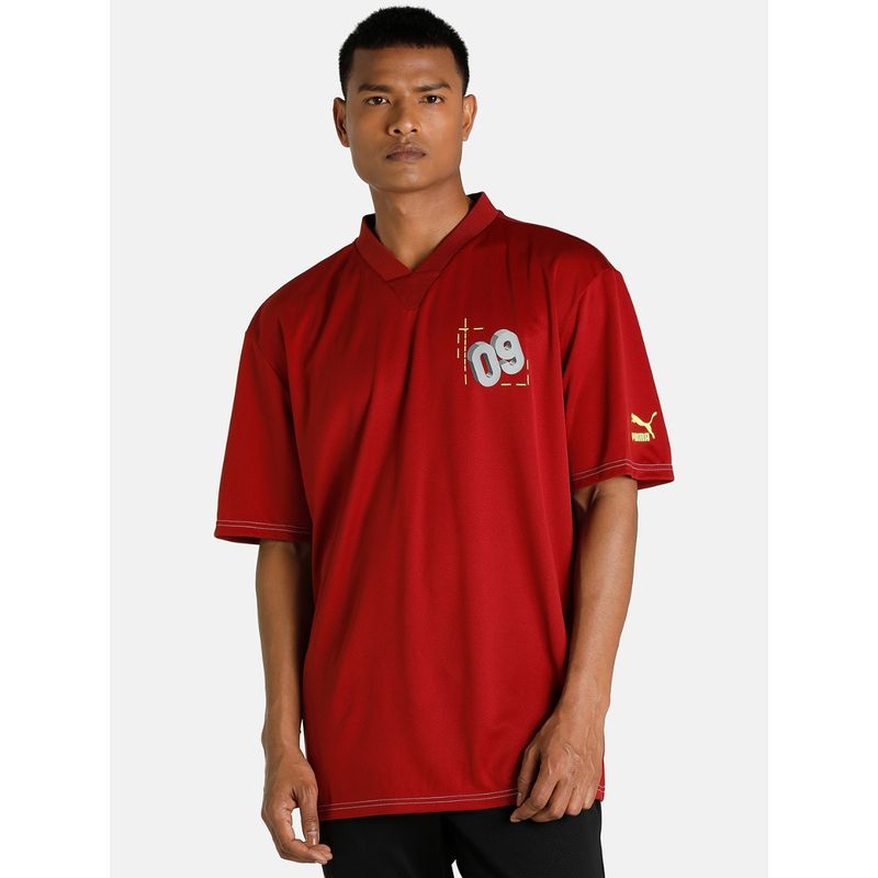 Buy Puma Bvb Ftblstatement Jersey Men Red T-shirt Online