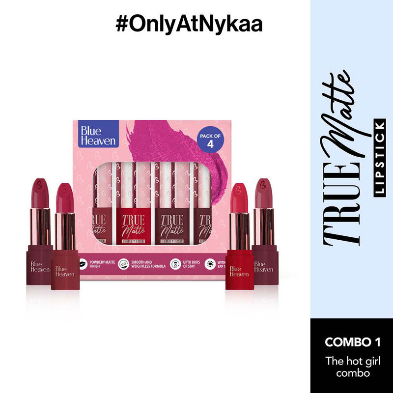 Buy Blue Heaven True Matte Lipstick Combo Online