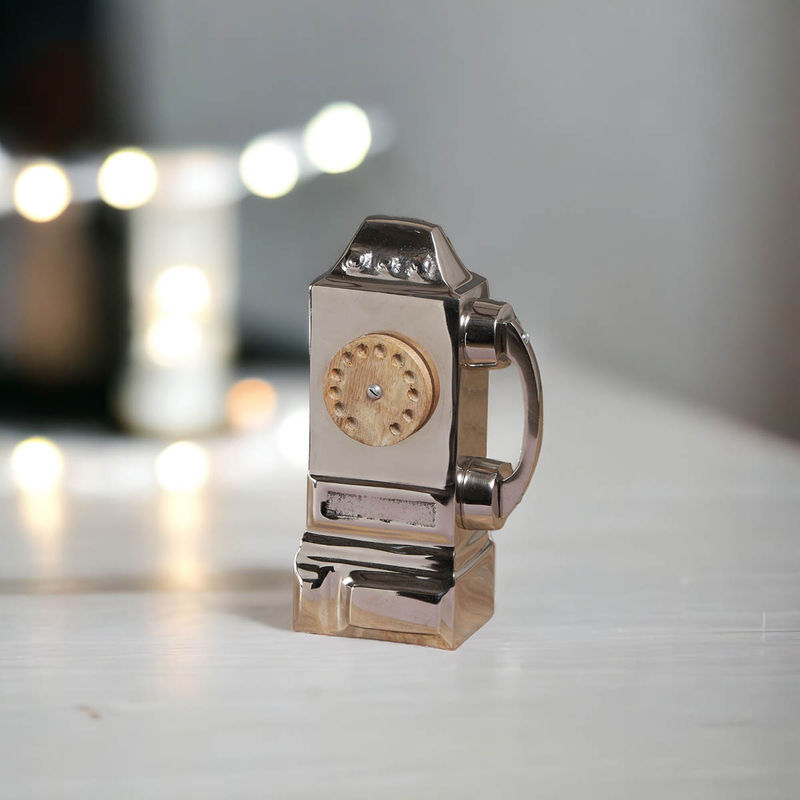 Buy Manor House Telephone Showpiece Nickel Finish Online