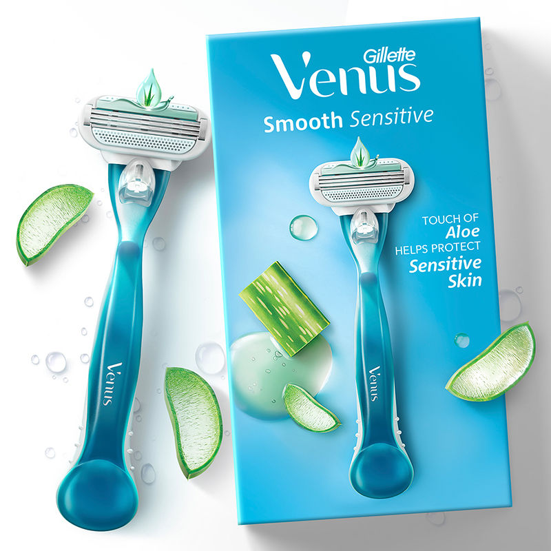 Buy Gillette Venus Hair Removal Razor For Women with Aloe Vera Smooth 1 ...