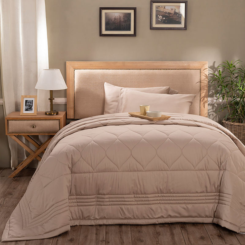 Maspar Vintage Mellow 100 Gsm Excel Neutral Quilted Double Quilt: Buy ...