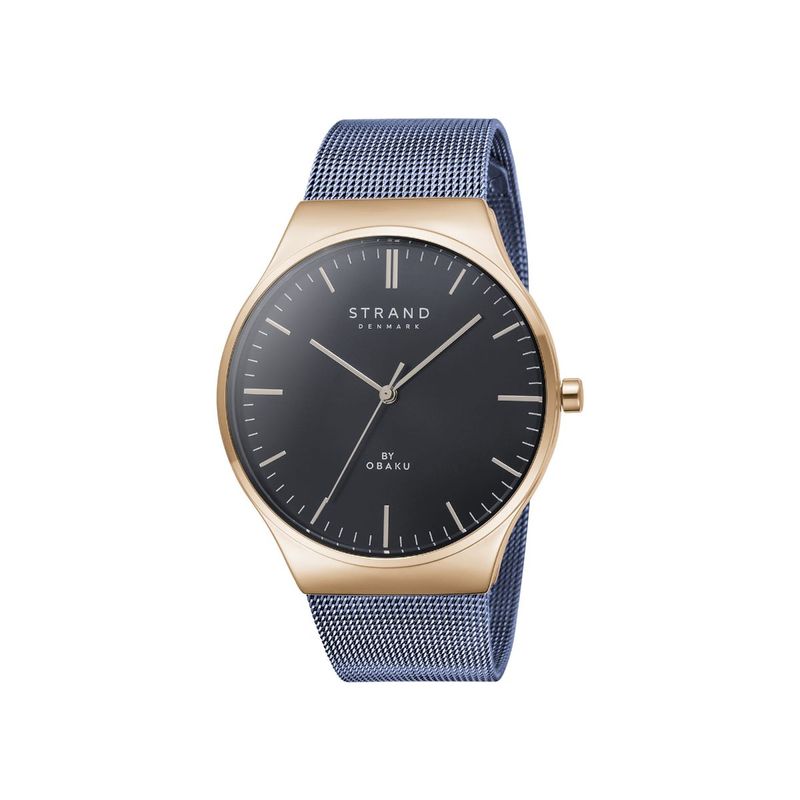 Buy Strand By Obaku Mason Ocean Blue Dial Quartz Watch For Men ...