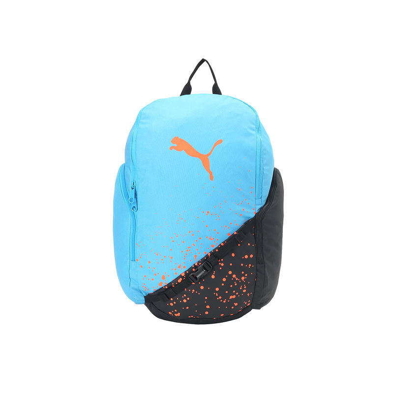 Buy PUMA LIGA Backpack Black-AZURE BLUE-Red Online
