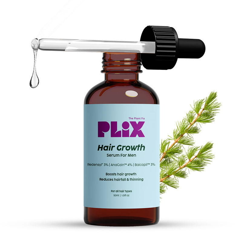 PLIX 3% Redensyl Hair Growth Serum with 4% Anagain & 3% Baicapil ...