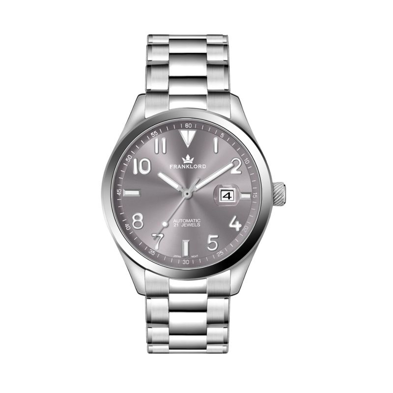 Buy Franklord Platinum Mist Regal Sapphire Legacy Steel Analog Watch ...