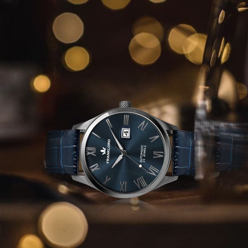 Buy Franklord Regal Sapphire Roman Midnight Crest Luxury Automatic ...