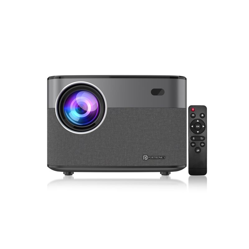 Buy Portronics Beam 300 LED Projector 250 Lumens, Built-in Speaker, 2 ...