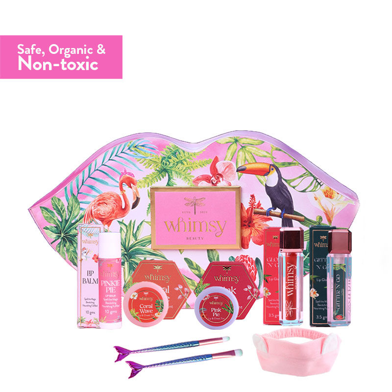 Buy Whimsy Beauty Safe & Organic Liplicious Beauty Makeup Kit For ...