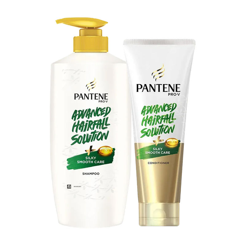 Buy Pantene Advanced Hair Fall Solution Silky Smooth Care Shampoo ...