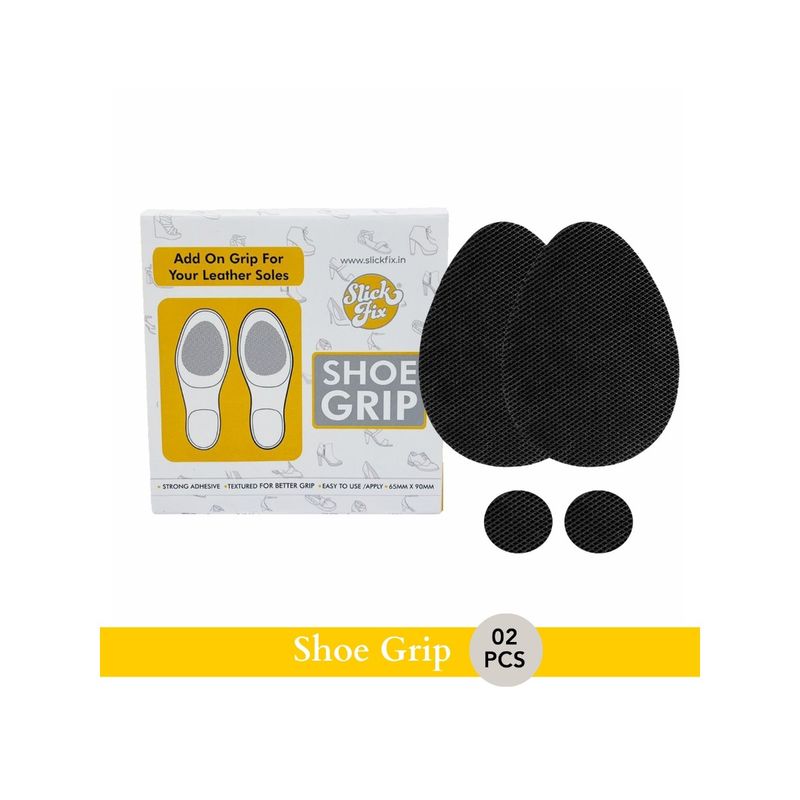 Buy SlickFix Non-Slip Shoes Grips Adhesive (Pack of 2 With Heel Grip ...