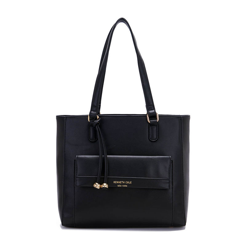 Buy Kenneth Cole Womens Tote Bag with Zip - Black Online