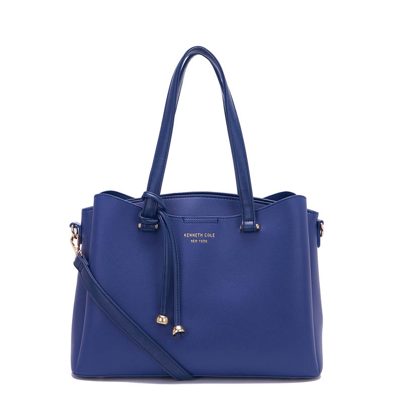 Buy Kenneth Cole Womens Hand Bag with Zip - Navy Blue Online