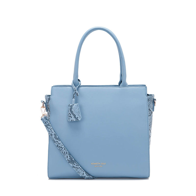 Buy Kenneth Cole Womens Tote Bag with Zip - Blue Online