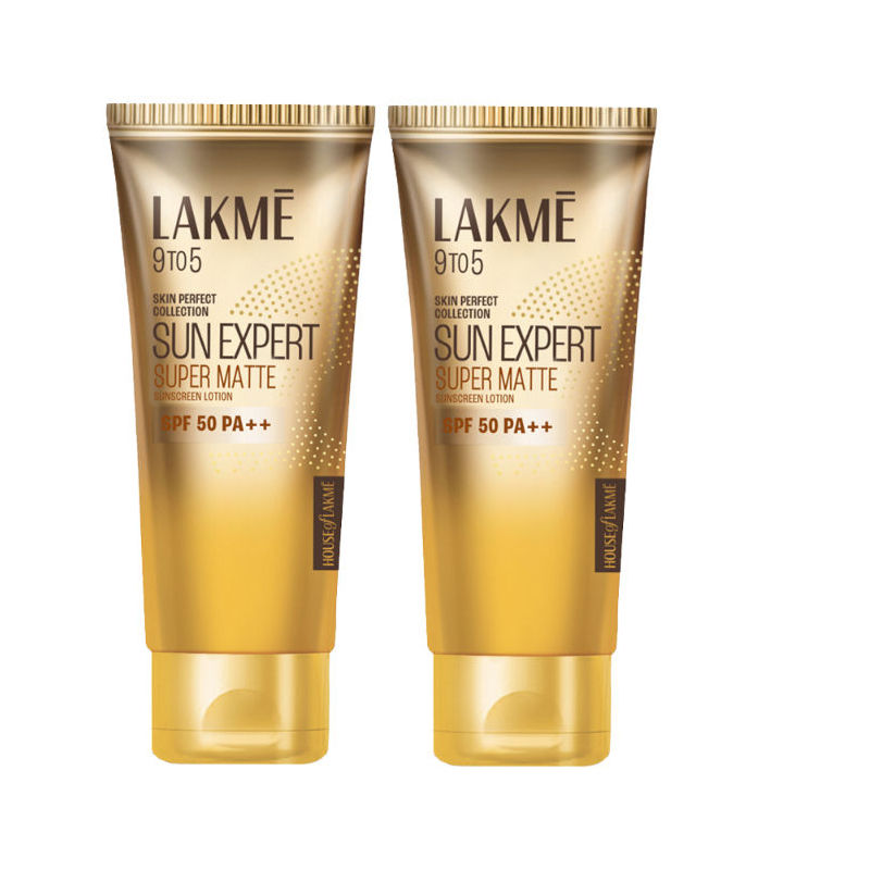 Buy Lakme Sun Expert SPF 50 PA+++ Ultra Matte Lotion Sunscreen - Pack ...