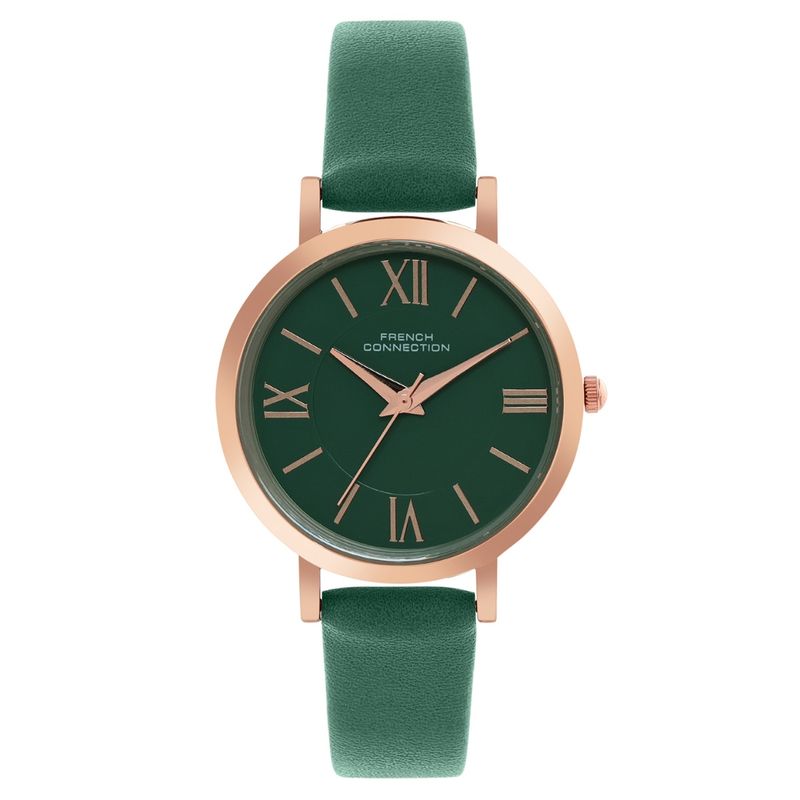 Buy French Connection Green Analog Round Dial Watch for Women FCN00037A ...