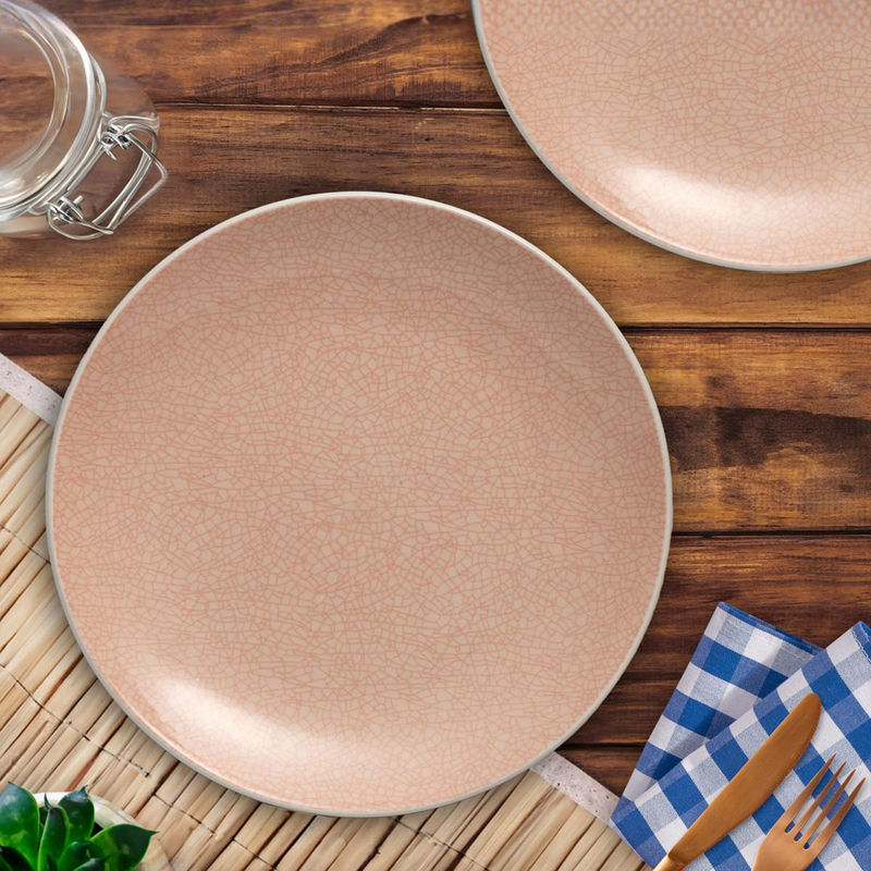 Buy Anko Soft Pink 2 Piece Dinner Plate Set Online
