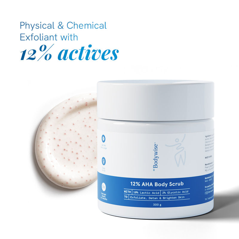 Buy Be Bodywise 12% Aha Body Scrub - Advanced Formulation With 2% ...