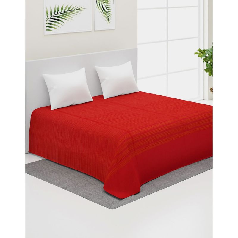 Buy Fabindia Haiba Cotton Solid Bed Cover Online