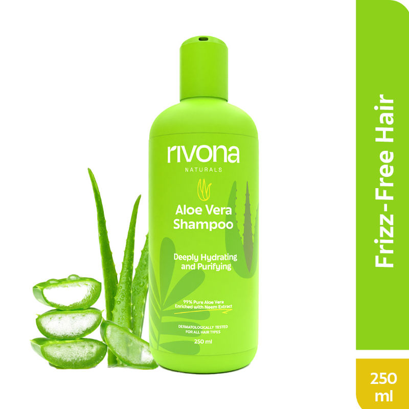 Buy Rivona Naturals Aloe Vera Shampoo For Hair Fall Control And Hair ...