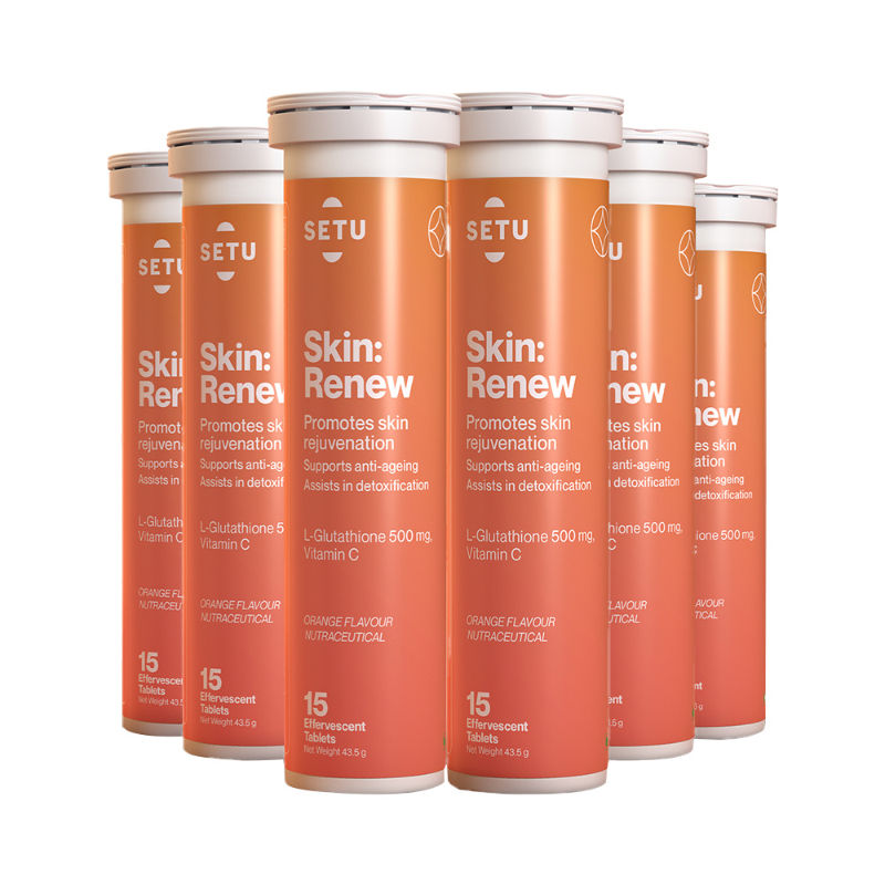Buy Setu Skin Renew Fizz Effervescent Tablets - Pack of 3 Online