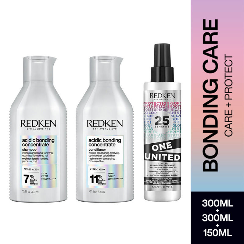 Redken Hair Protect Combo - Acidic Bonding Concentrate Shampoo ...