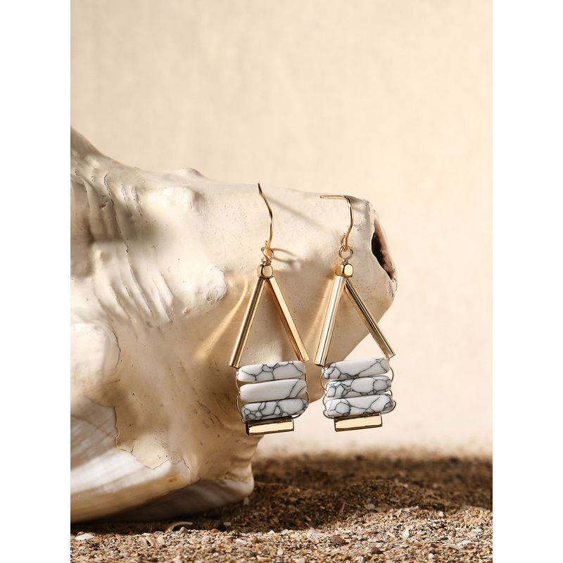 Buy Accessorize London Women's Triple Bar Short Drop Earrings Online