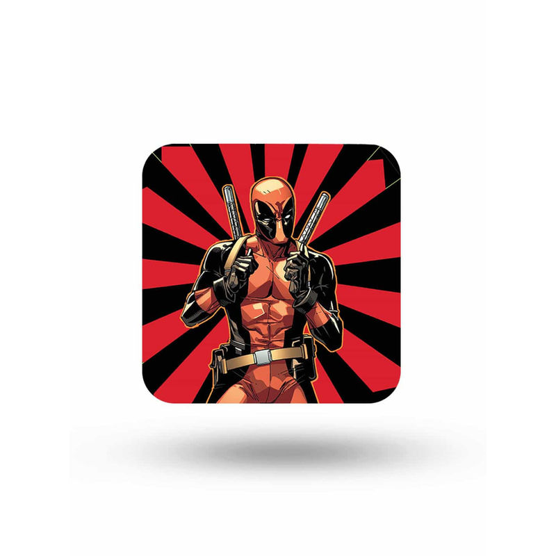 Macmerise Smart Ass Deadpool Pattern Square Coaster: Buy Macmerise ...