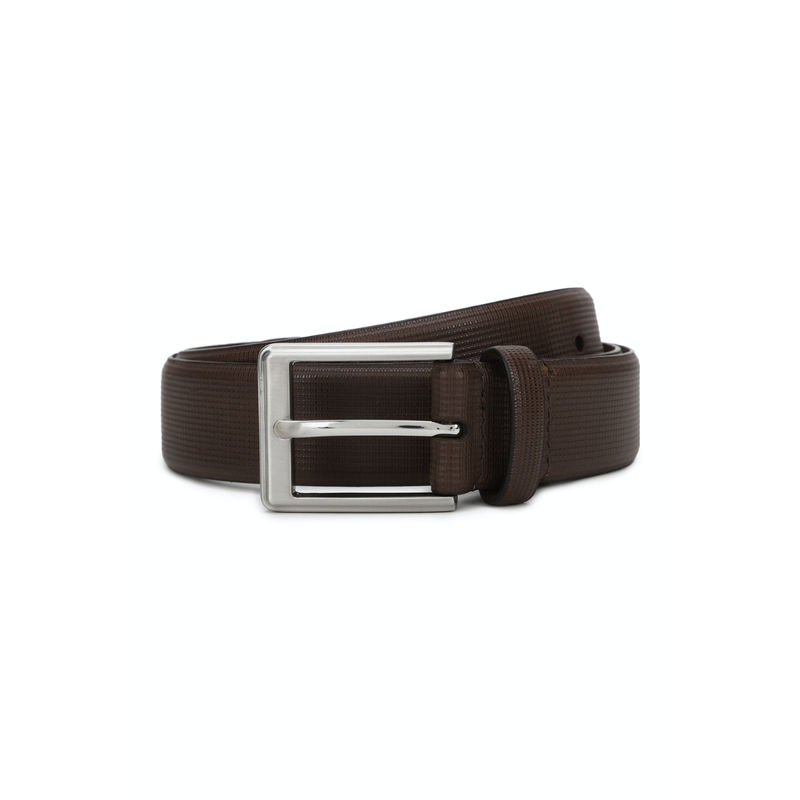 Buy Allen Solly Men Brown Solid Formal Belt Online