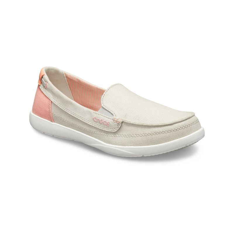 Buy Crocs Off White Walu Loafers Online