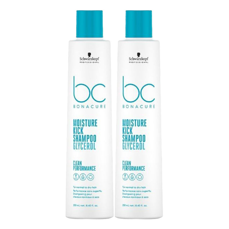 Buy Schwarzkopf Professional Bonacure Moisture Kick Shampoo - Pack Of 2 ...