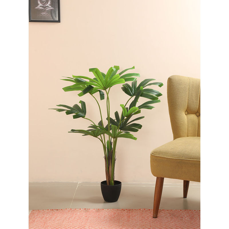 Buy Home Bloom Garden Artificial Rhapis Palm Plant, Fake Cane Palm Silk ...