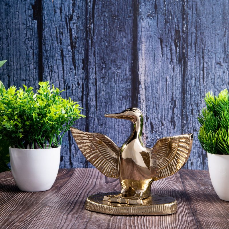 Buy Gibox Golden Goose Table Accent Gold Plated Luxurious Home Decor ...