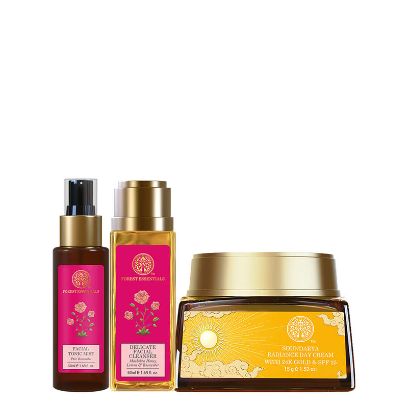 Forest Essentials 3-step Radiance Mini Facial Ritual - Purified ...