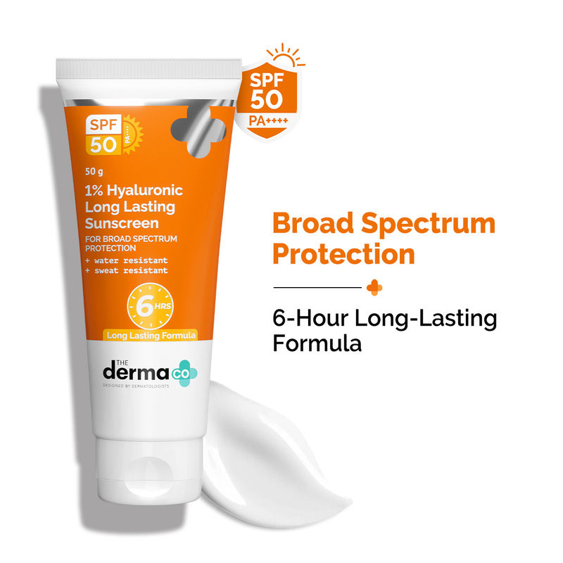 Buy The Derma Co 1% Hyaluronic Long Lasting Sunscreen SPF 50, PA++++ |6 ...