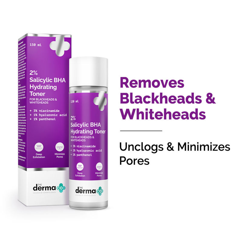 Buy The Derma Co 2% Salicylic BHA Hydrating Toner for Oily and Acne ...