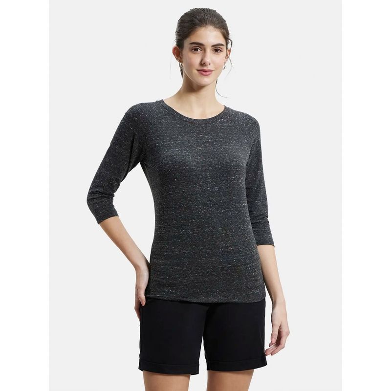 Buy Jockey Aw14 Women's Cotton Viscose Elastane 3-4Th Sleeve T-Shirt ...
